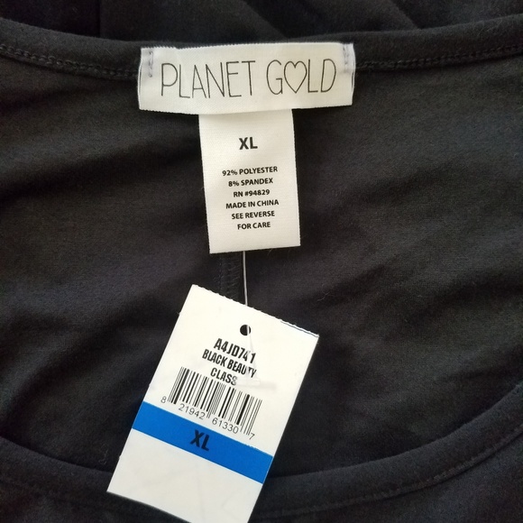 Planet Gold | Dresses | Planet Gold Xl Black Cold Shoulder Scoop Dress | Poshmark